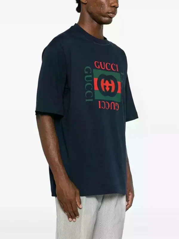 Gucci Interlocking G-print Cotton T-shirt