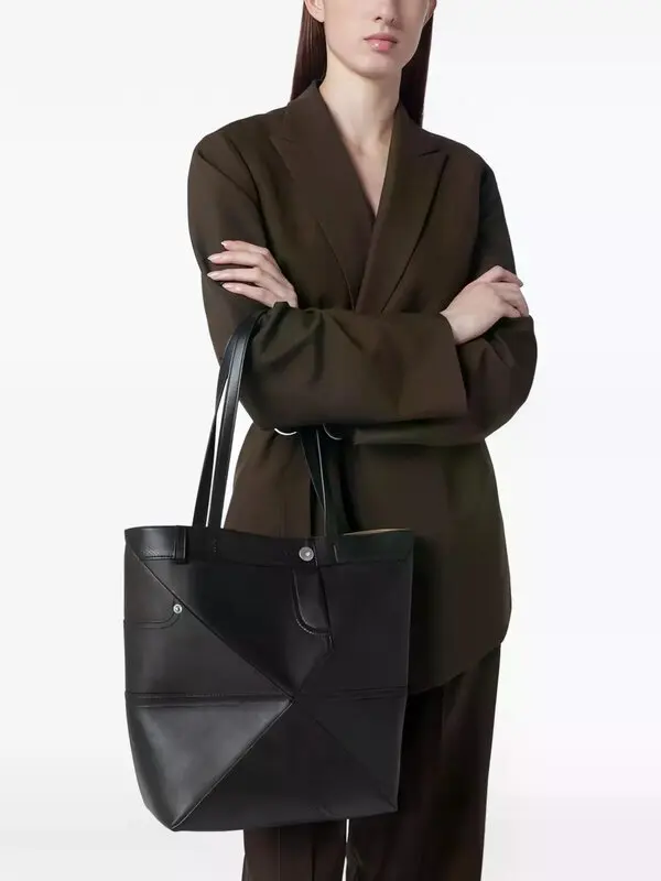 Loewe Puzzle Fold Leather Tote Bag