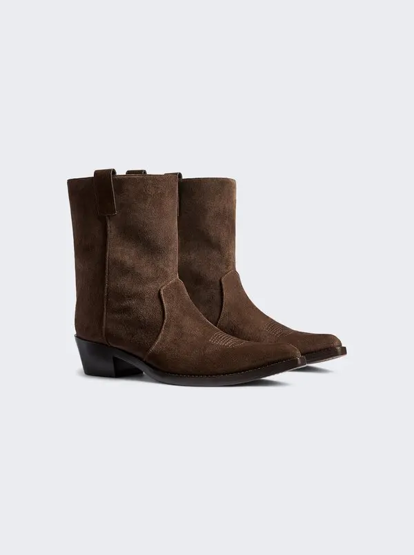 Khaite Clive Ankle Boots - Brown