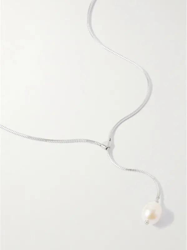 LOREN STEWART Remier Pearl Y Necklace
