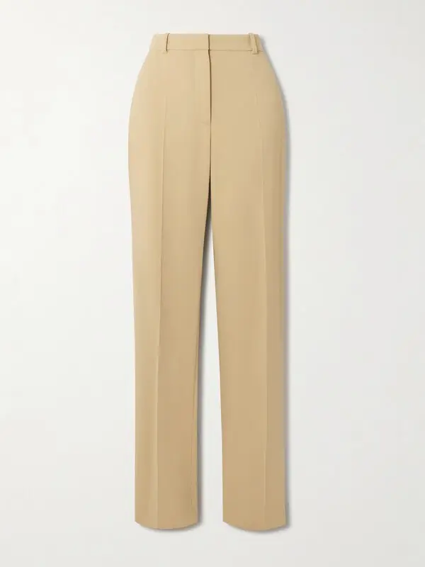 JOSEPH Colburn Cady Straight-leg Pants - Neutrals