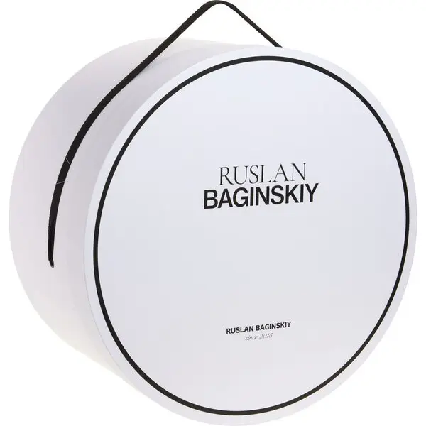 Ruslan Baginskiy Medium Hat Box - White