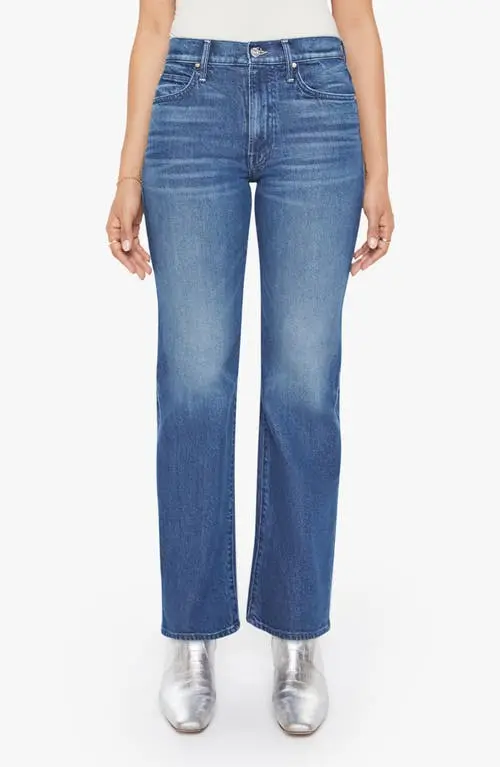 MOTHER Lil' Kick It High-waist Straight-leg Jeans - Which Is Witch