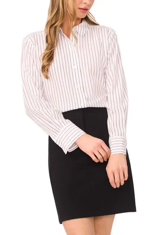 Halogen Stripe Button-up Shirt
