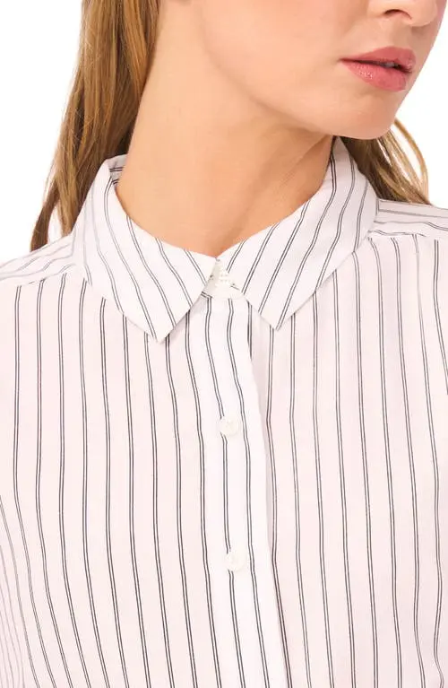 Halogen Stripe Button-up Shirt