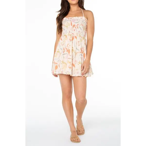 Roxy Magnolia Halter Mini Sundress