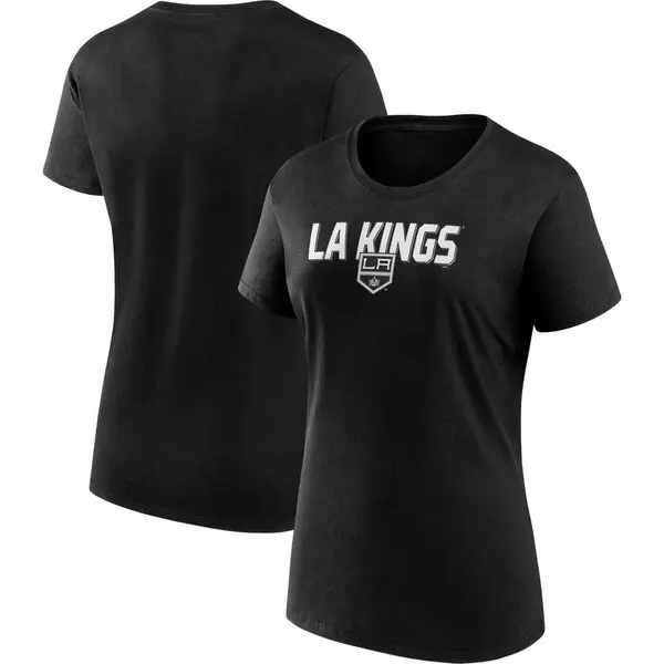 LOGO ATHLETIC Los Angeles Kings Scoop Neck T-shirt - Black