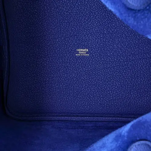 Hermès Picotin Lock Bag Clemence Mm - Blue