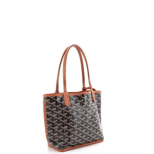 Goyard Anjou Reversible Tote Coated Canvas Mini - Brown