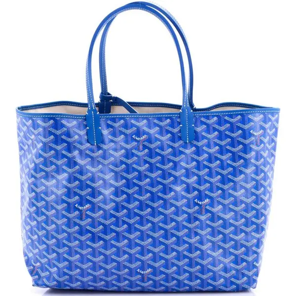 GOYARD Saint Louis Pm Tote Coated Canvas - Blue