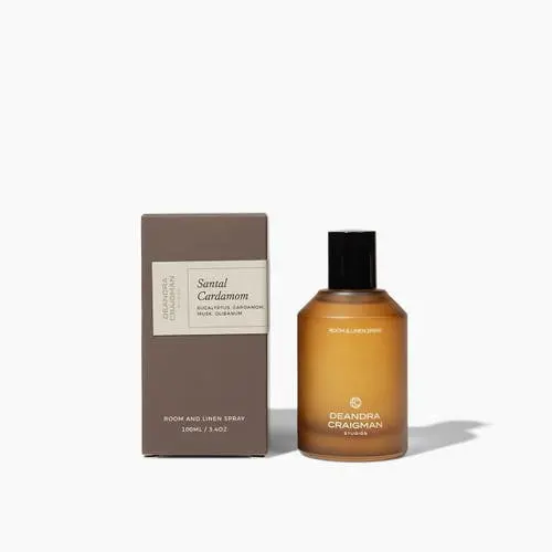 DEANDRA CRAIGMAN STUDIOS Santal Cardamom Room & Linen Spray - Gold