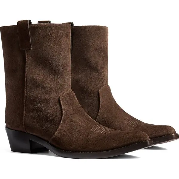 Khaite Clive Western Boot - 893 Ebano