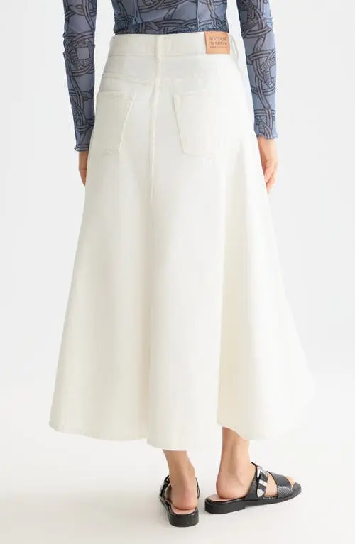 Scotch & Soda Nonstretch Denim Maxi Skirt