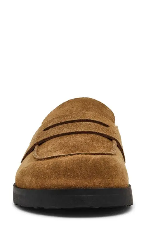 Steve Madden Toryn Loafer Mule - Chestnut Suede