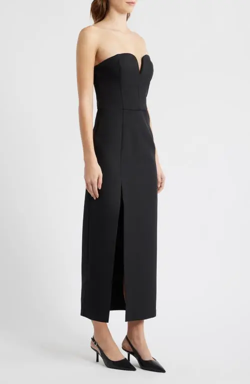 FREEMARKET Sweetheart Neck Strapless Dress