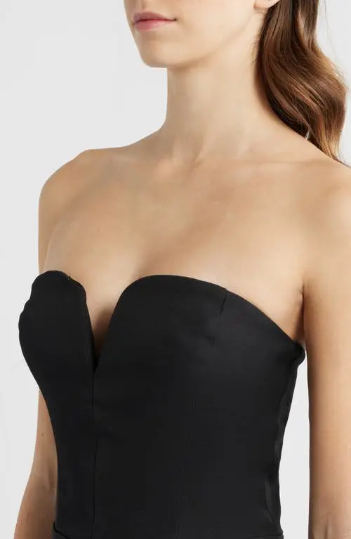FREEMARKET Sweetheart Neck Strapless Dress