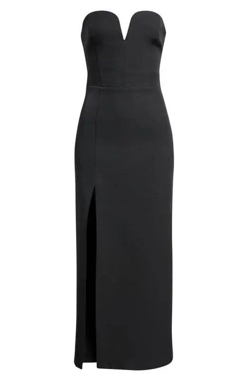 FREEMARKET Sweetheart Neck Strapless Dress
