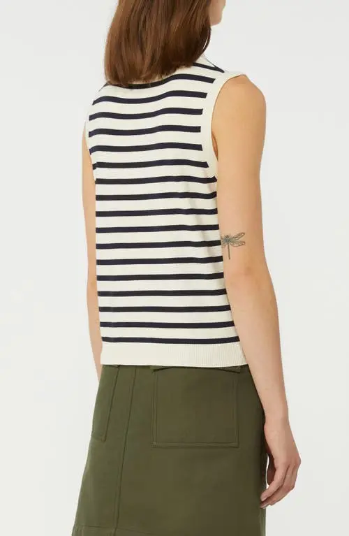 Max Mara Stallo Stripe Sleeveless Sweater