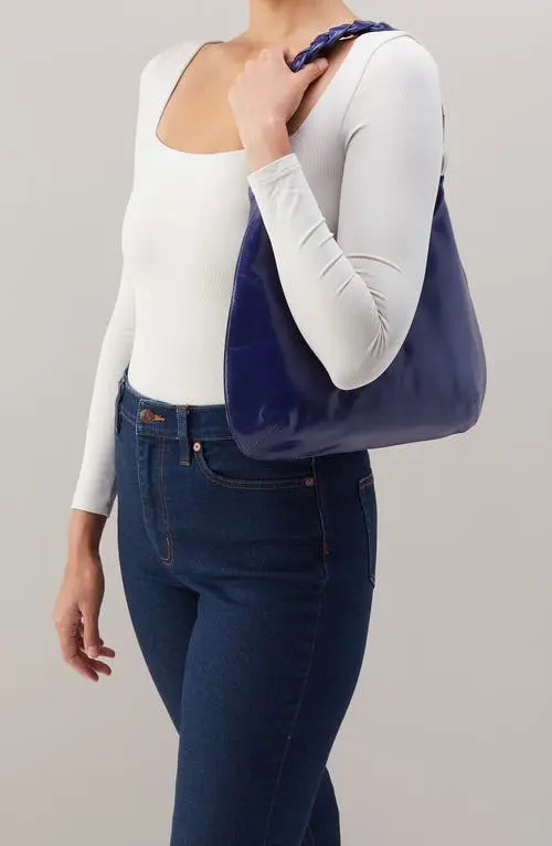 Hobo Madison Leather Shoulder Bag - Winter Violet