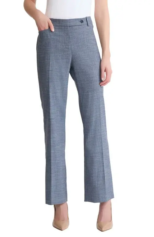 Jones New York Flat-front High-waist Trousers