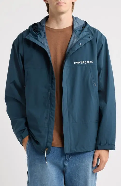 DARK SEAS Breakwater Waterproof Ripstop Jacket - Navy