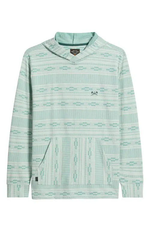 DARK SEAS Ginther Brushed Cotton Hoodie - White/blue