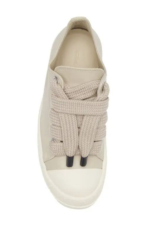 Rick Owens Jumbo Lace Low Top Sneakers
