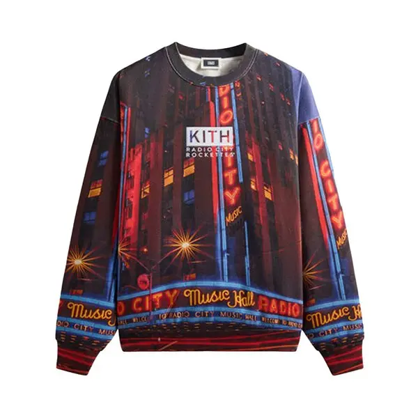 Kith Kithmas For The Radio City Rockettes Nelson Crewneck - Black