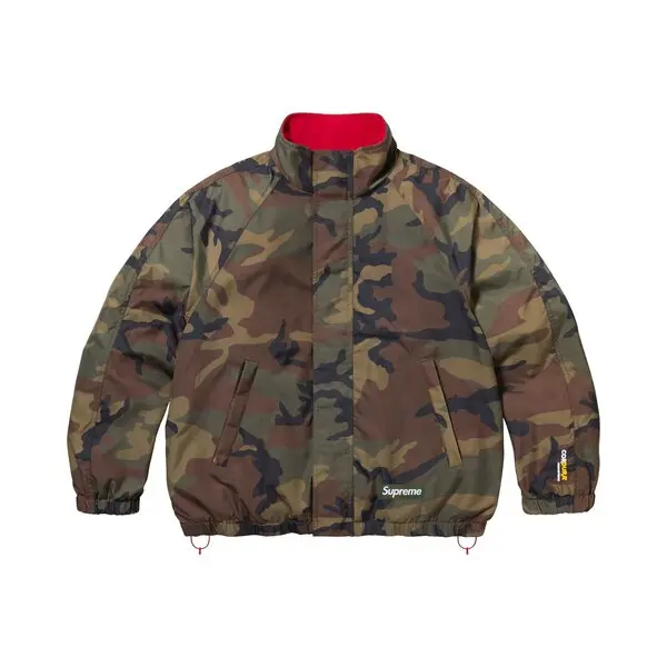 Supreme Polartec Reversible Track Jacket - Brown