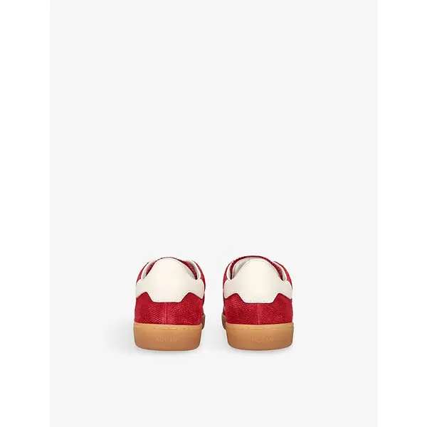 Hogan Suede Low Top Trainers - Red