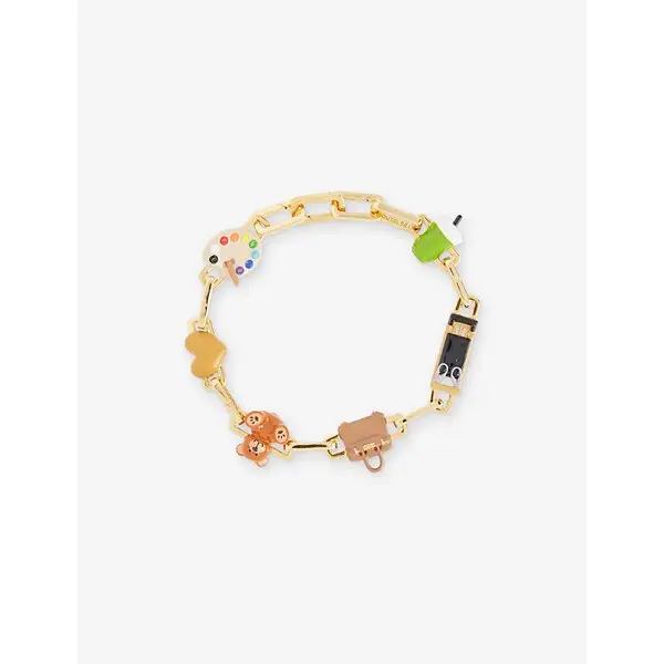 POUBEL Muse Set Gold Vermeil Bracelet - Gold Beige