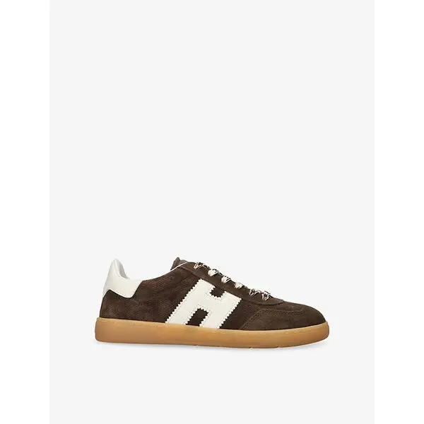 Hogan Suede Low Top Trainers - Dark Brown
