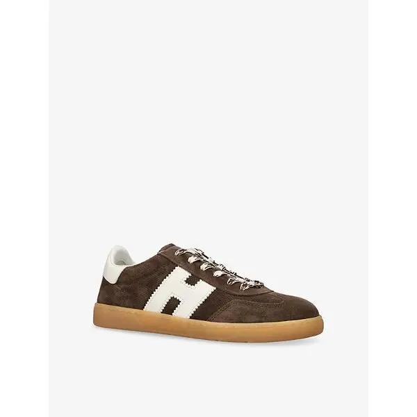 Hogan Suede Low Top Trainers - Dark Brown