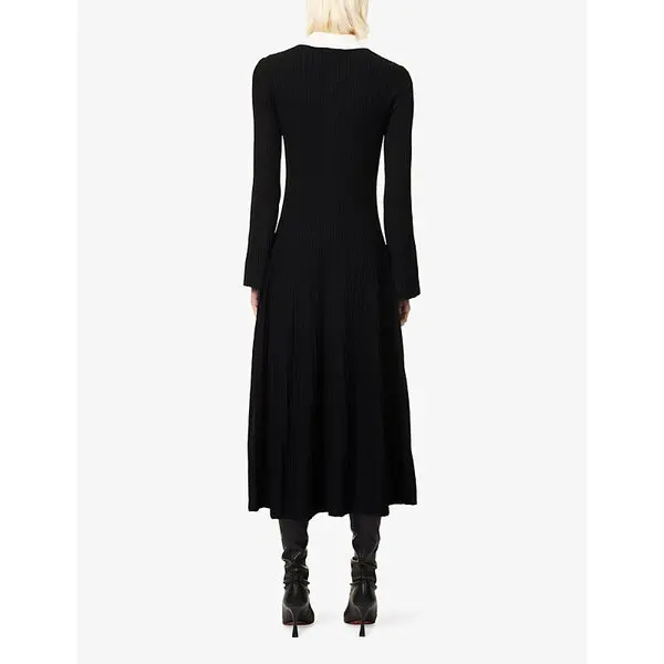 Simkhai Philippa Ribbed Knit Midi Dress