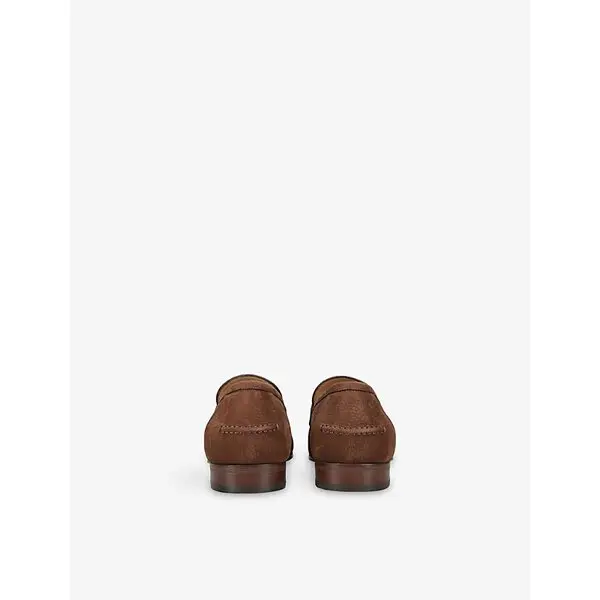 Valentino Garavani Vlogo Signature Suede Loafers