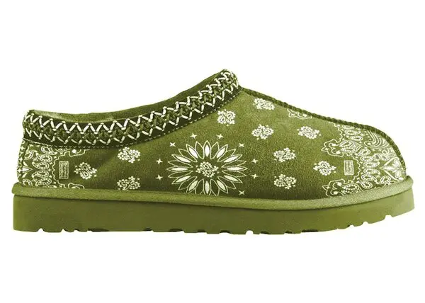 BRAVEST STUDIOS Paisley Slippers - Olive