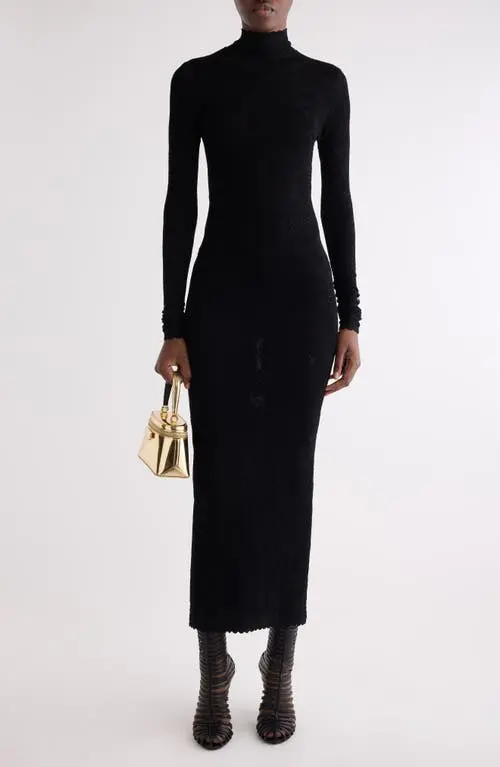 Givenchy Long Sleeve Open Back Sweater Dress