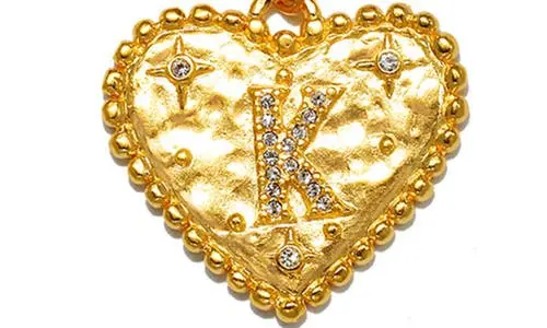 Sequin The Celeste Initial Pendant Necklace - Gold - K