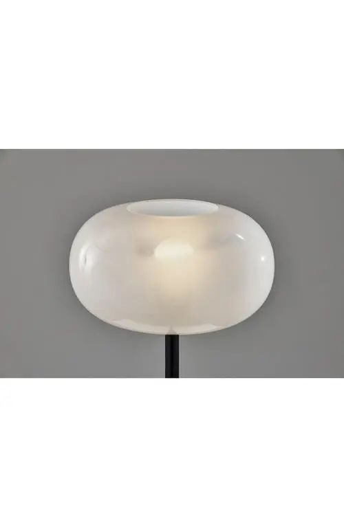 ADESSO Byron Floor Lamp With Glass Globe Shade