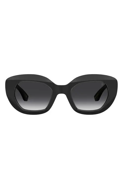 STUART WEITZMAN 51mm Butterfly Sunglasses - Black/dark Grey Sf