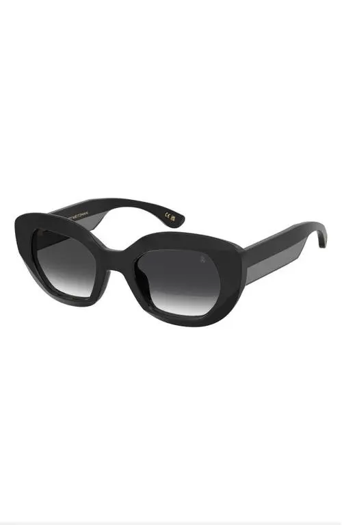 STUART WEITZMAN 51mm Butterfly Sunglasses - Black/dark Grey Sf