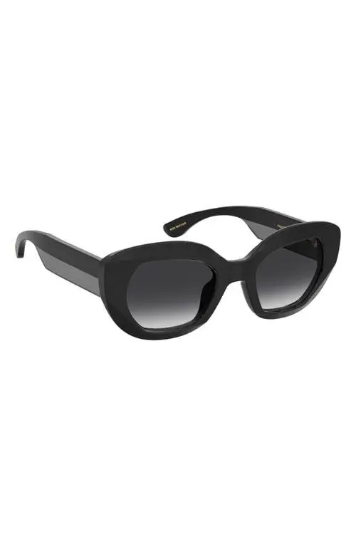 STUART WEITZMAN 51mm Butterfly Sunglasses - Black/dark Grey Sf