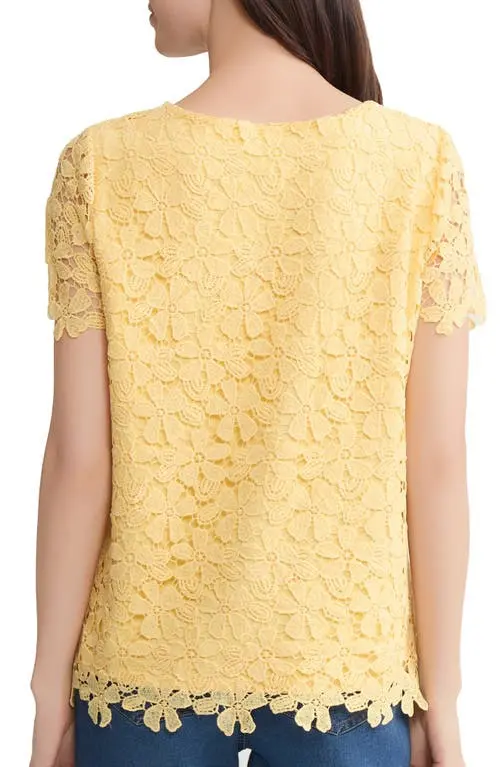Jones New York Floral Lace Top