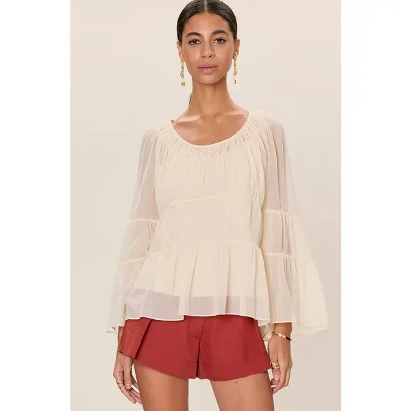 Rebecca Taylor Skye Blouse - Cream