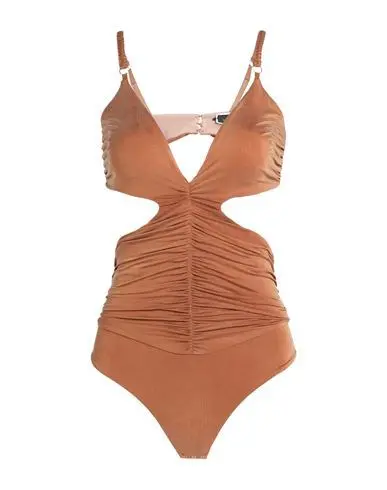 Elisabetta Franchi Bodysuit In Cupro And Elastane