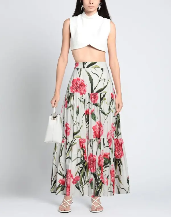 Dolce & Gabbana Floral-print Maxi Skirt