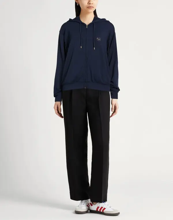 Emporio Armani Viscose Blend Zip-up Sweatshirt