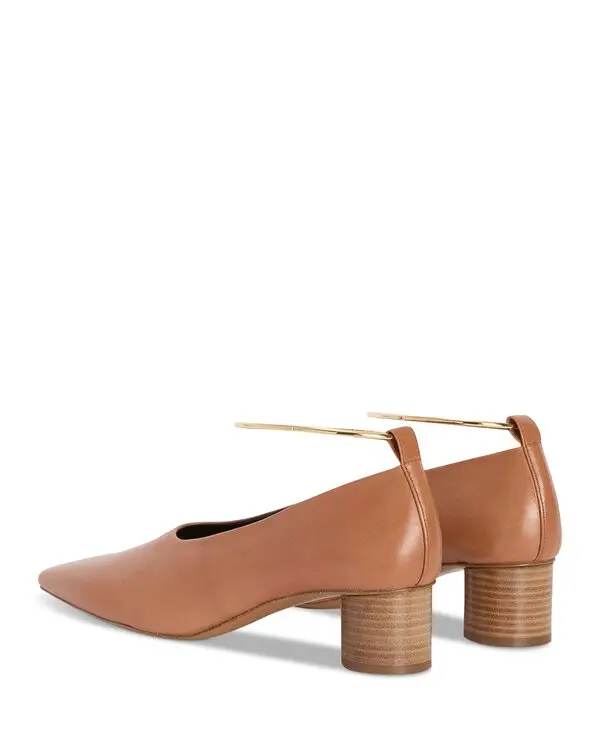 JIL SANDER Ring Court Pumps - Pecan