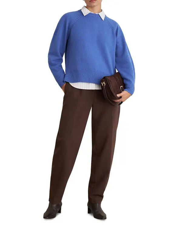 HOBBS LONDON Morgan Wool Blend Sweater - Thistle Blue