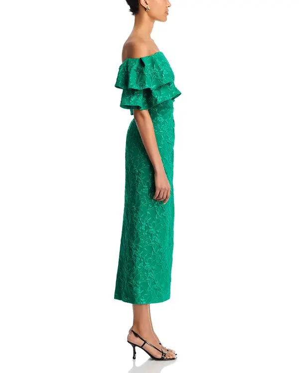 Eliza J Off-the-shoulder Midi Dress